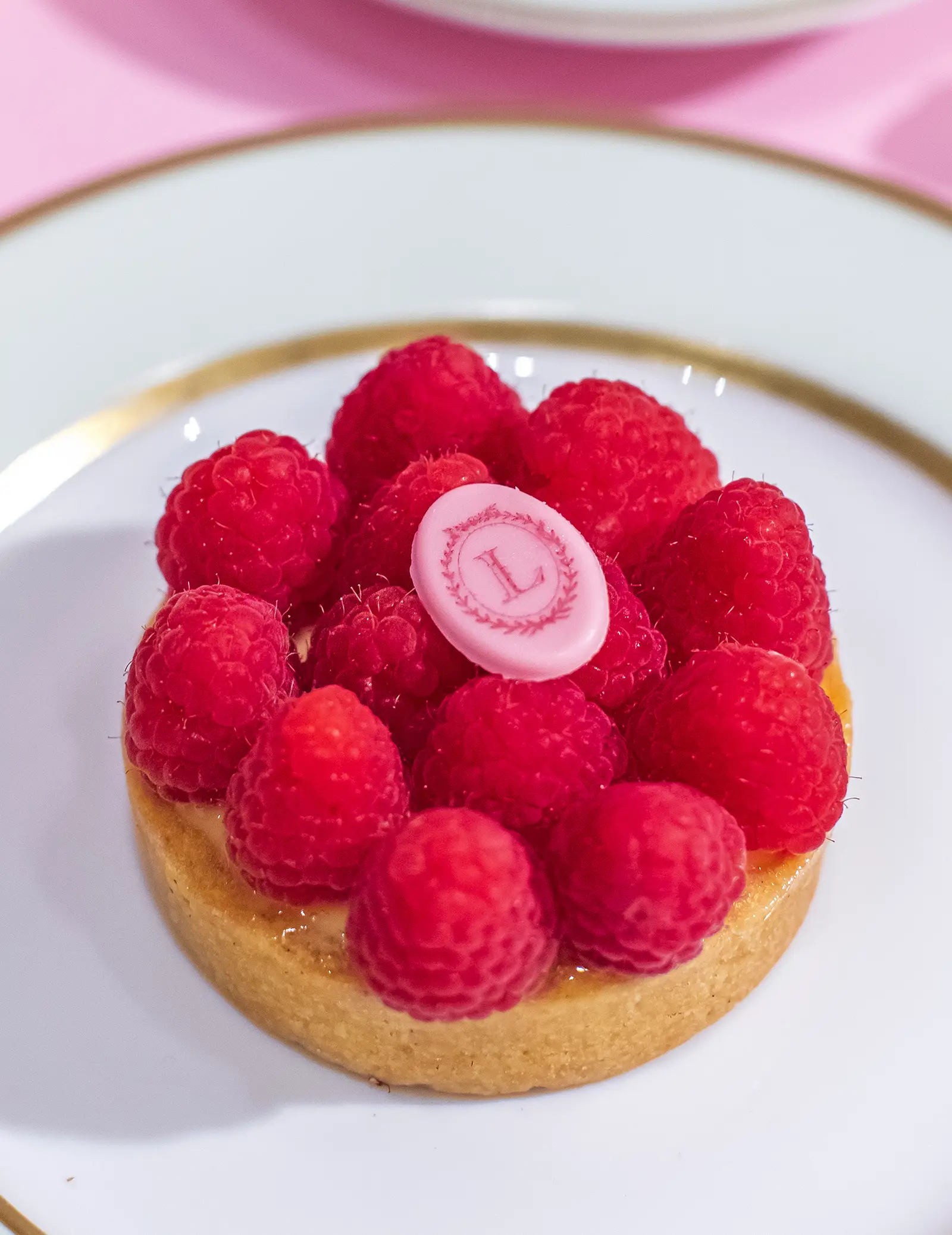 Raspberry Passion Tart – A Vibrant Parisian Delight| Ladurée